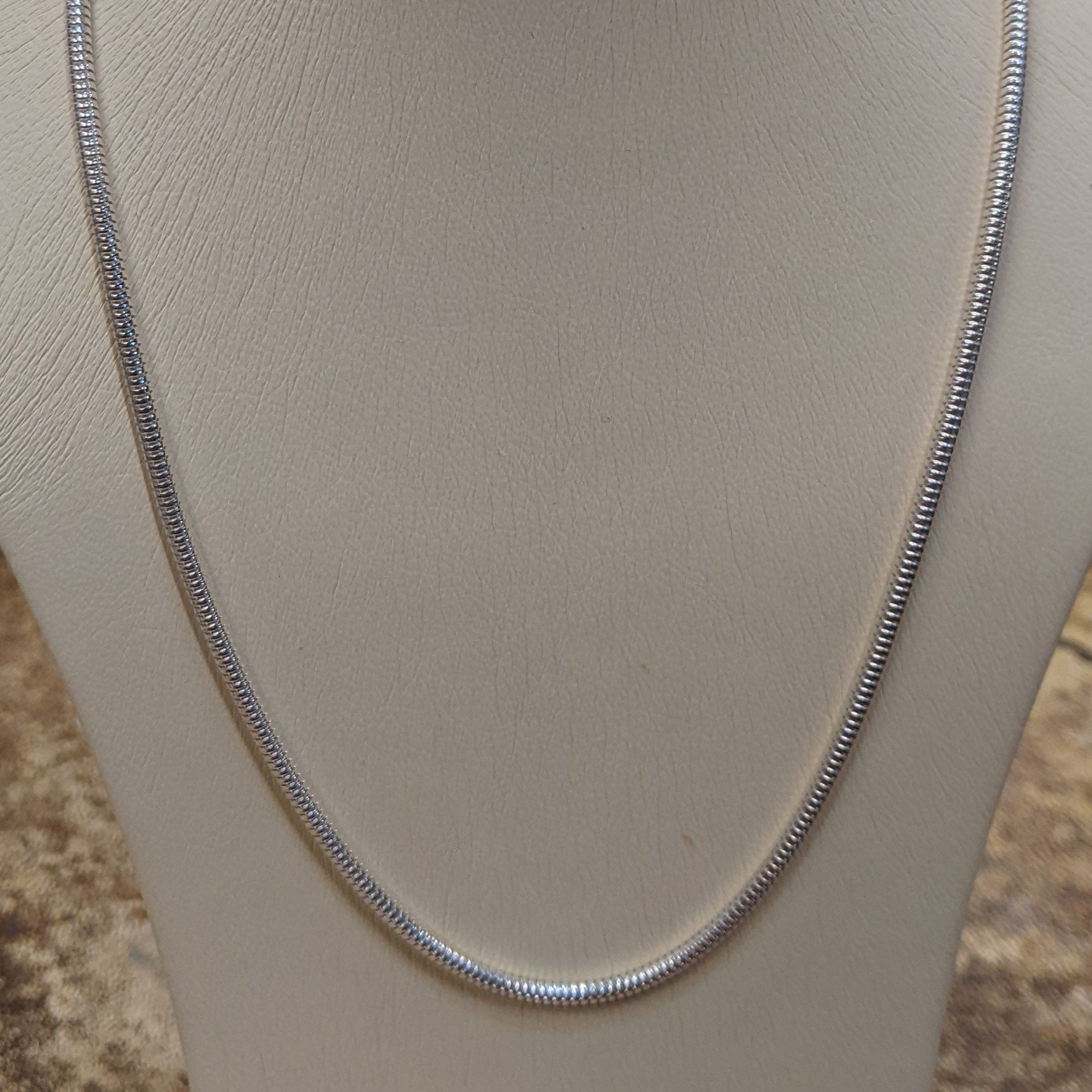 Sterling Silver 20" Snake Chain - Howells Jewellers